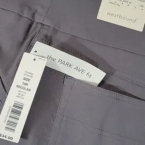Westbound | Jeans | Nwt Westbound Womens Park Ave Gray Comfort Jeans ...